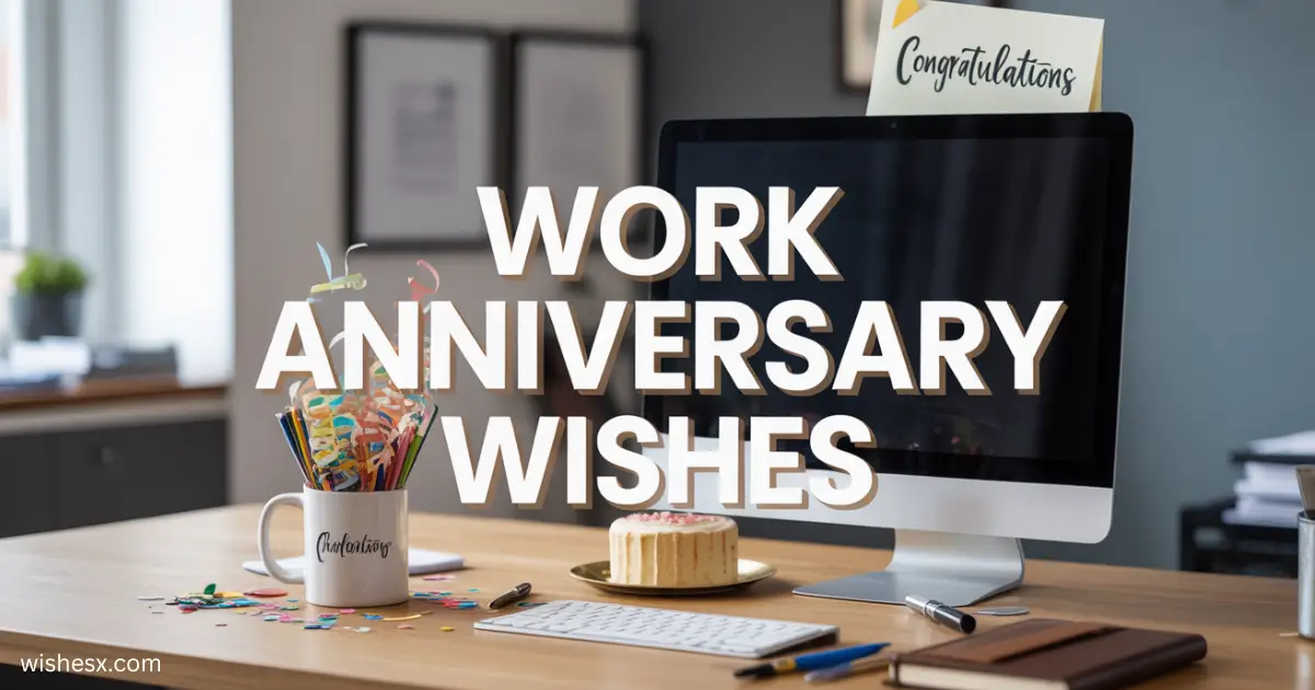 230+ Happy Work Anniversary Wishes with Heartfelt Words