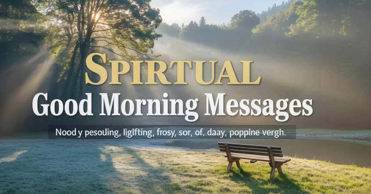 105+ Best Spiritual Good Morning Messages to Start Your Day